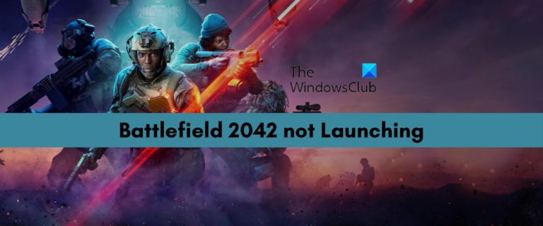 Battlefield 2042 not Launching or Opening on Windows PC