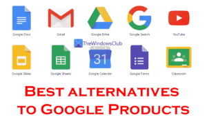 Best alternatives to Google Products, Apps and Services
