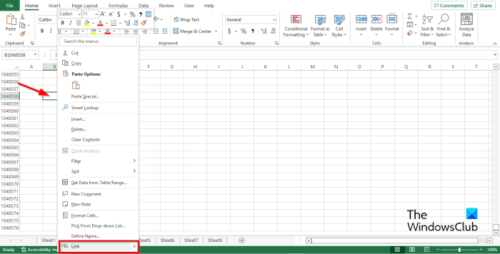 How to switch between Worksheets in Excel