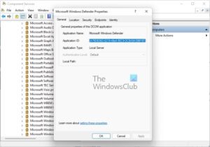 DistributedCOM error 10001, Unable to start a DCOM Server