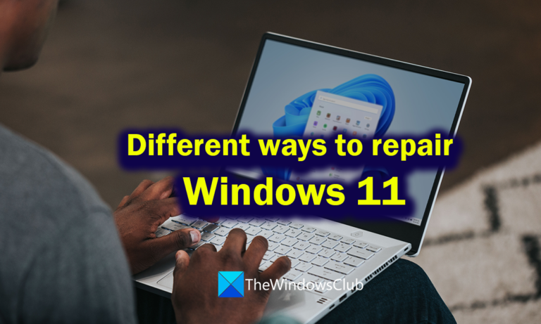 How to repair Windows 11 without losing data or programs