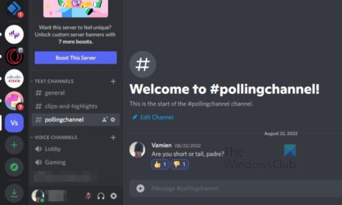 How to create a Poll in Discord