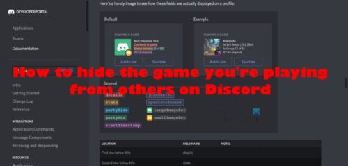 How to hide what game you're playing on Discord