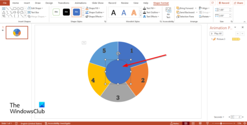How to create a Spinning Wheel animation in PowerPoint