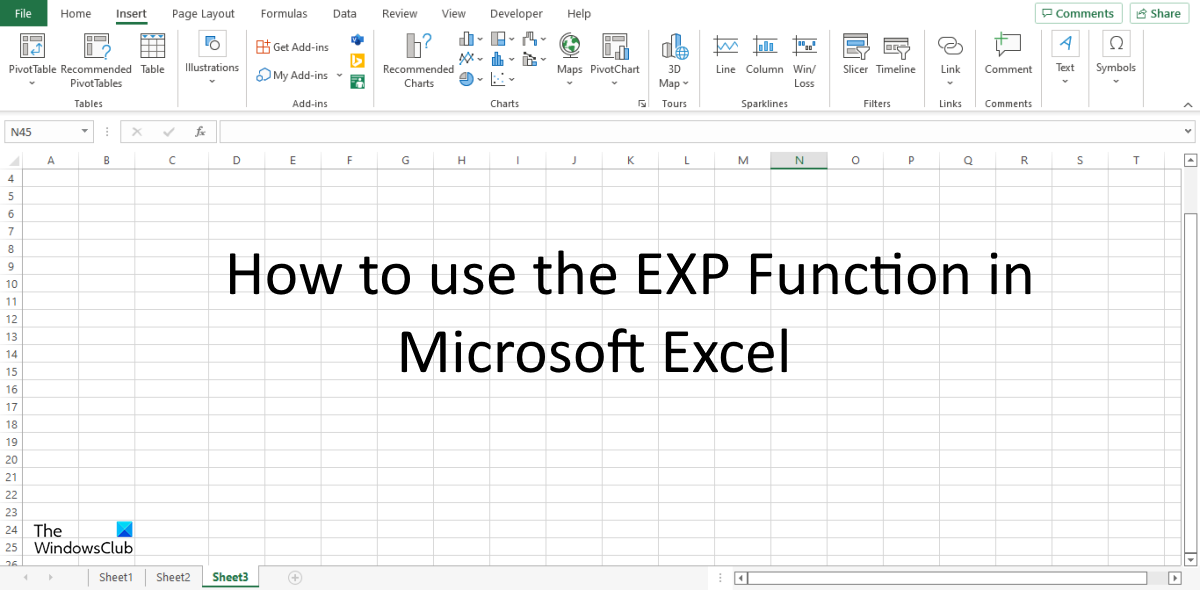Tips on how to use the EXP operate in Excel - handla.it