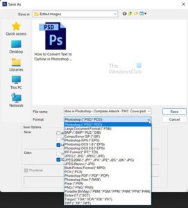 How to convert Text to Shape in Photoshop