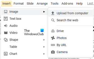 How to insert a PDF into Google Slides