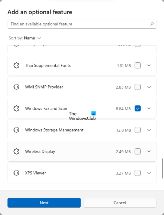Windows Fax and Scan not working in Windows 11