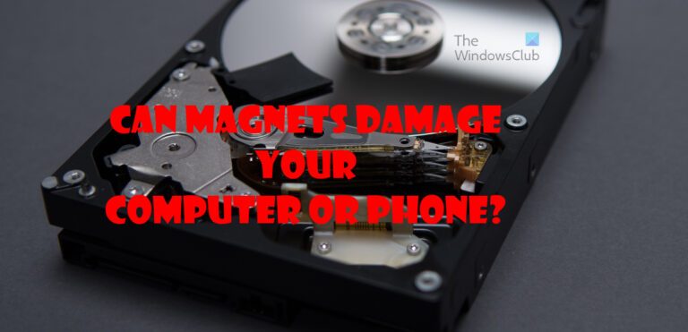 Can Magnets damage your computer or phone?