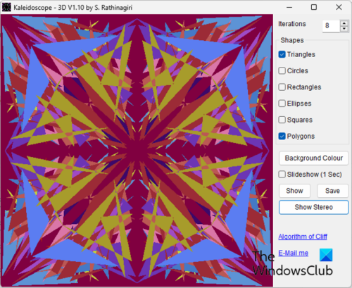 How to create a Kaleidoscope on Windows computer