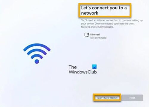How to install Windows 11 without an Internet Connection