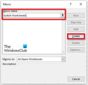 How to switch between Worksheets in Excel