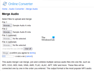 Join audio files using these best free online audio joiner tools