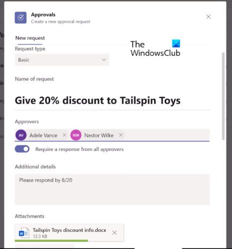 How to create and use Microsoft Teams Approvals?