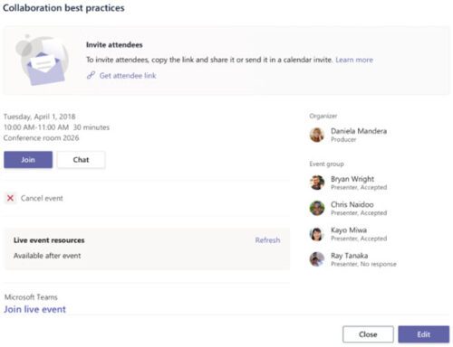 How to schedule Microsoft Teams Live Event?