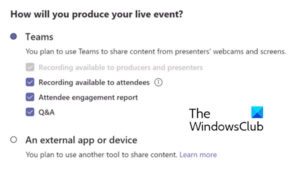 How to schedule Microsoft Teams Live Event?