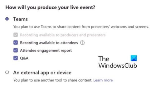 How to schedule Microsoft Teams Live Event?