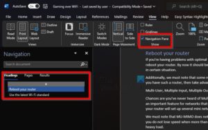 How to move, reorder or rearrange pages in Word