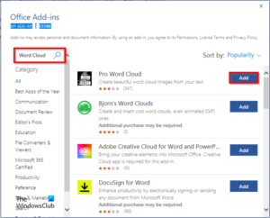 How to create a Word Cloud in Microsoft Word