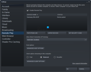 Steam Link not recognizing controllers in game