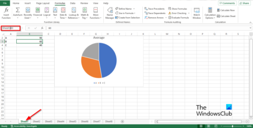 How to switch between Worksheets in Excel