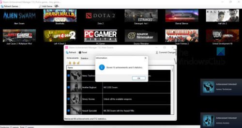 How to use Steam Achievement Manager