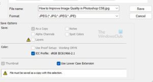 The most common Photoshop File Formats that you can use