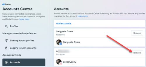 How to Unlink or Disconnect Facebook and Instagram accounts