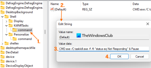 Add Kill All Not Responding Tasks to Context menu on Windows