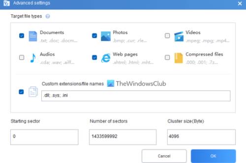 WinfrGUI is a free Windows File Recovery software