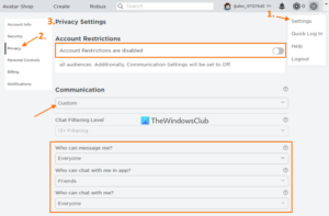 Roblox Chat not working or showing up