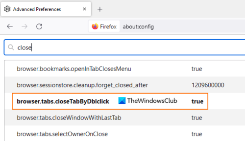How to close tabs with double click in Edge, Firefox, Vivaldi