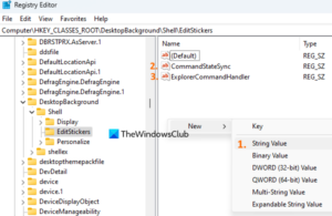 Remove Add or edit stickers context menu item in Windows 11