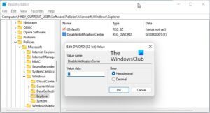 How to Enable or Disable Notification Center in Windows 11