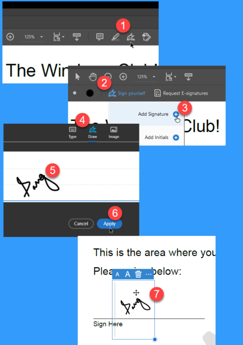 How to Electronically Sign a Document in Windows 11/10