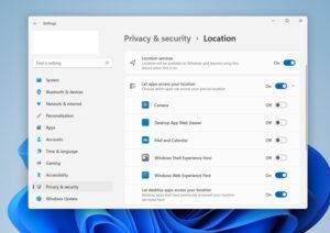 How does Windows find my location automatically?