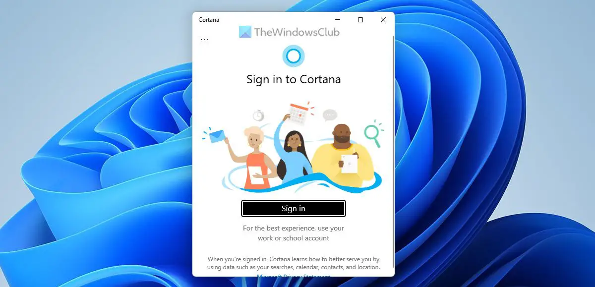 Enable And Set Up Cortana In Windows 11 10 | thewindowsclub Enable And Set Up Cortana In Windows 11 10 | thewindowsclub