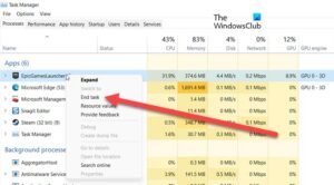 Fix A Problem Occurred error in Fortnite on PC