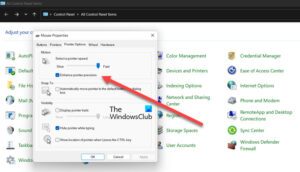 Mouse Sensitivity changes automatically on Windows 11/10