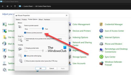 Mouse Sensitivity changes automatically on Windows 11/10