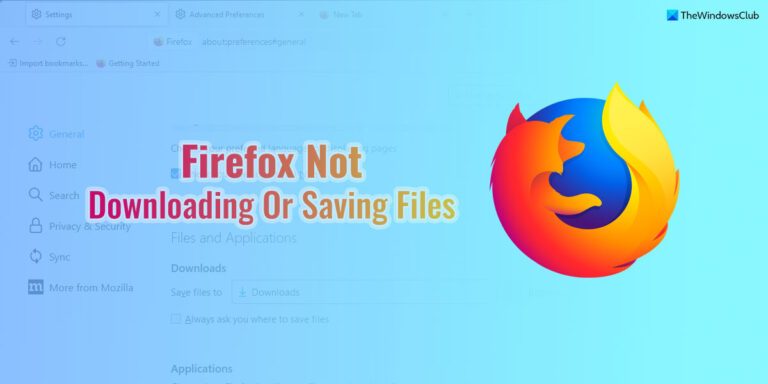 Firefox not downloading or saving files [Working fix]