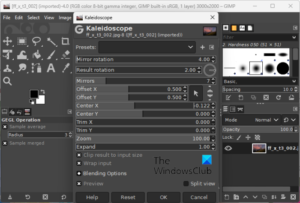 How to create a Kaleidoscope on Windows computer