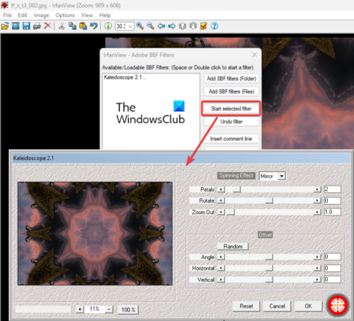 How to create a Kaleidoscope on Windows computer