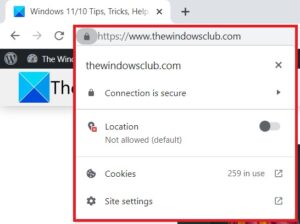 How to manage Website Permissions in Chrome