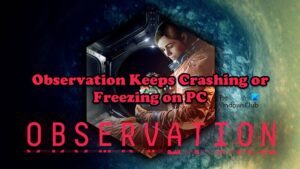 Observation keeps crashing or freezing on Windows PC