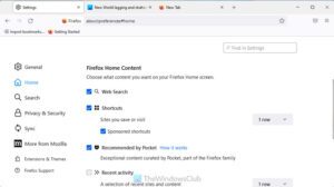 How to customize Firefox browser on Windows 11/10