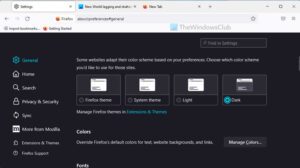 How to customize Firefox browser on Windows 11/10