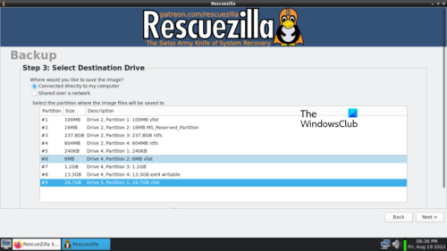 How to Backup and Restore your computer using RescueZilla