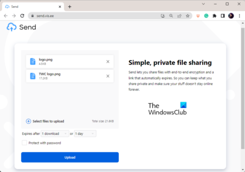 Best free Firefox Send alternative services