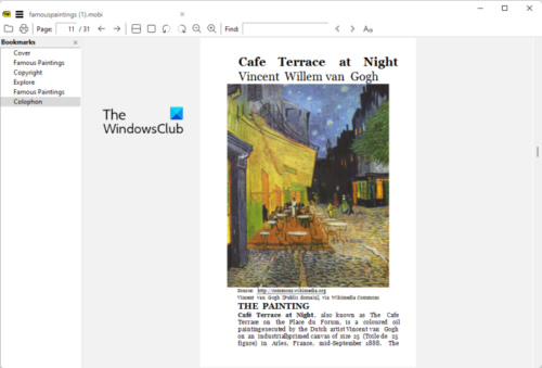 Best free Mobi Reader software for Windows 11/10